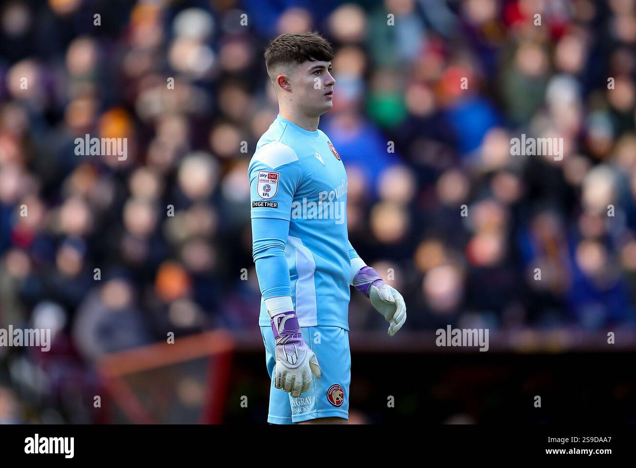 The University of Bradford Stadium, Bradford, England - 25th January ...