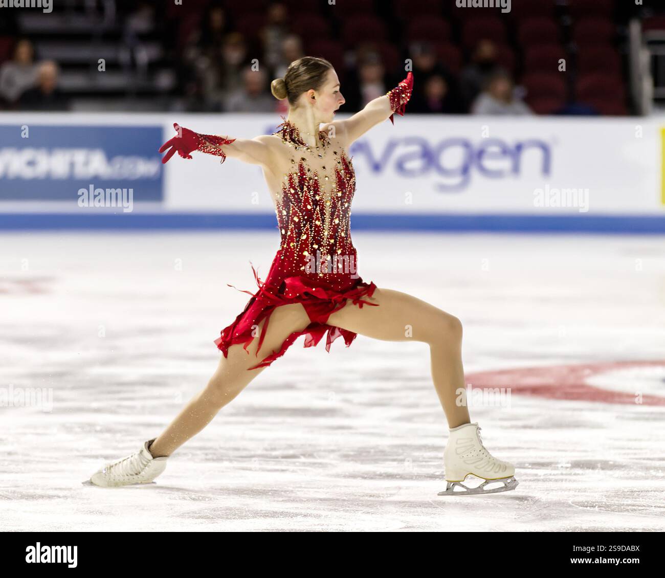 January 24, 2025, Wichita, Kansas, USA: SARAH EVERHARDT performs the ...