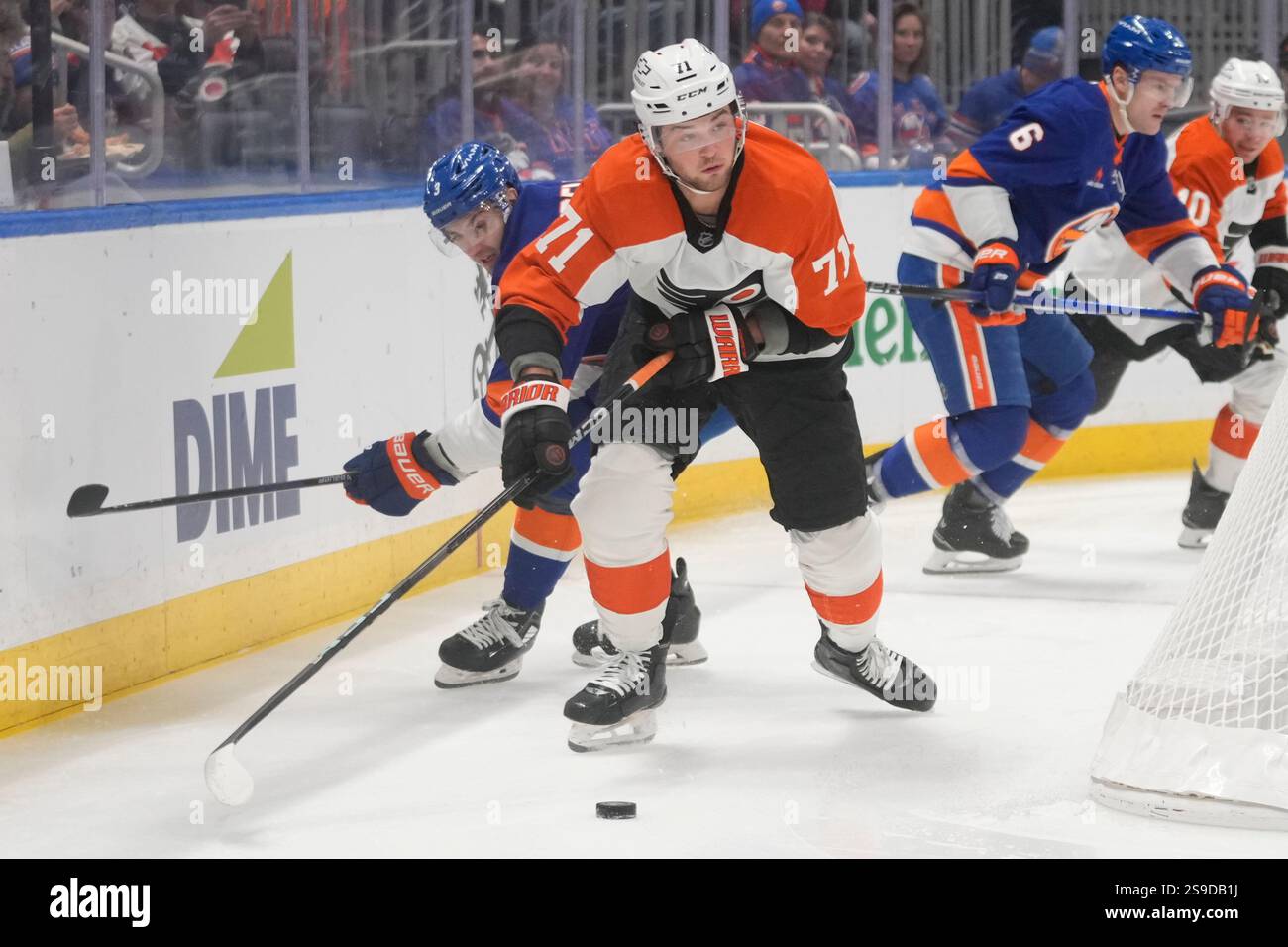 Philadelphia Flyers' Tyson Foerster (71) during the first period of an ...
