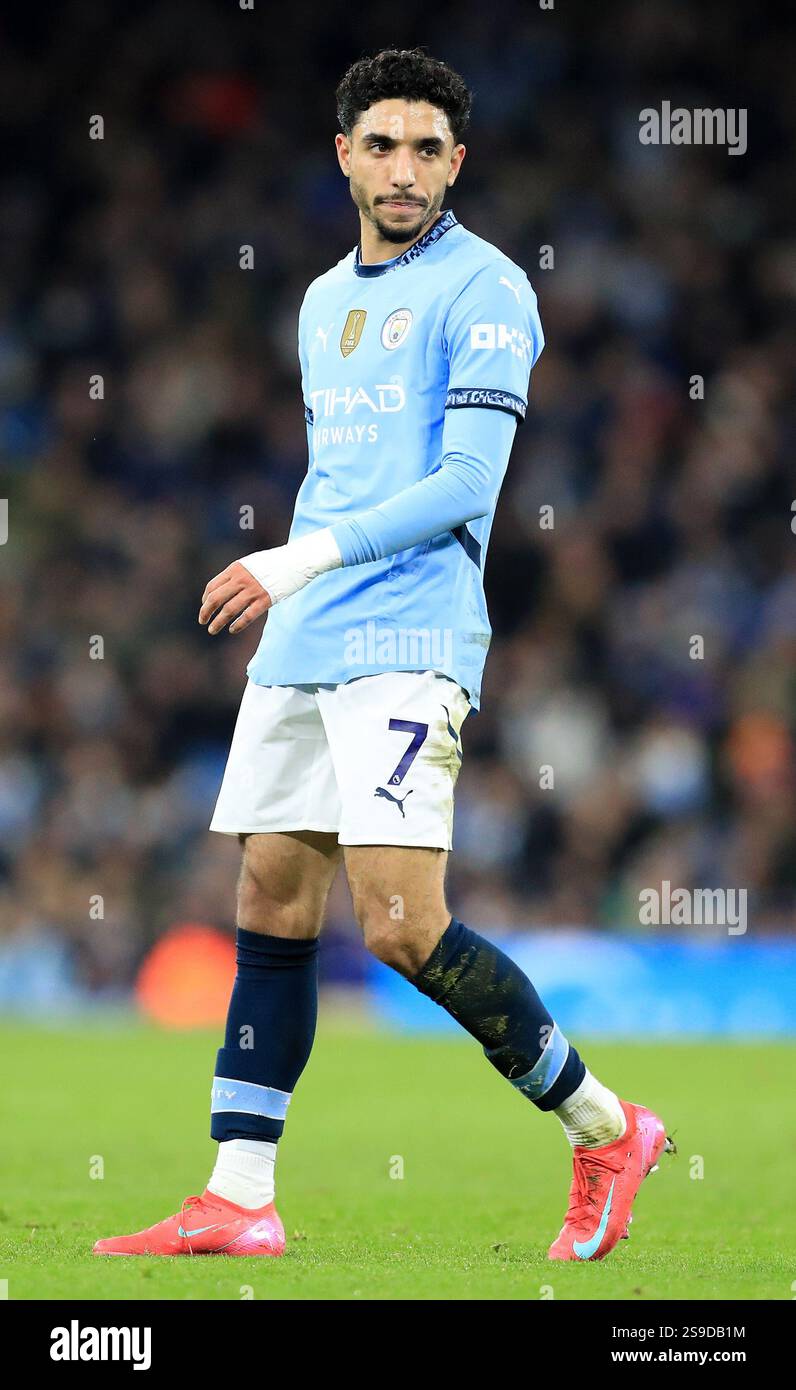 25th January 2025; Etihad Stadium, Manchester, England; Premier League ...