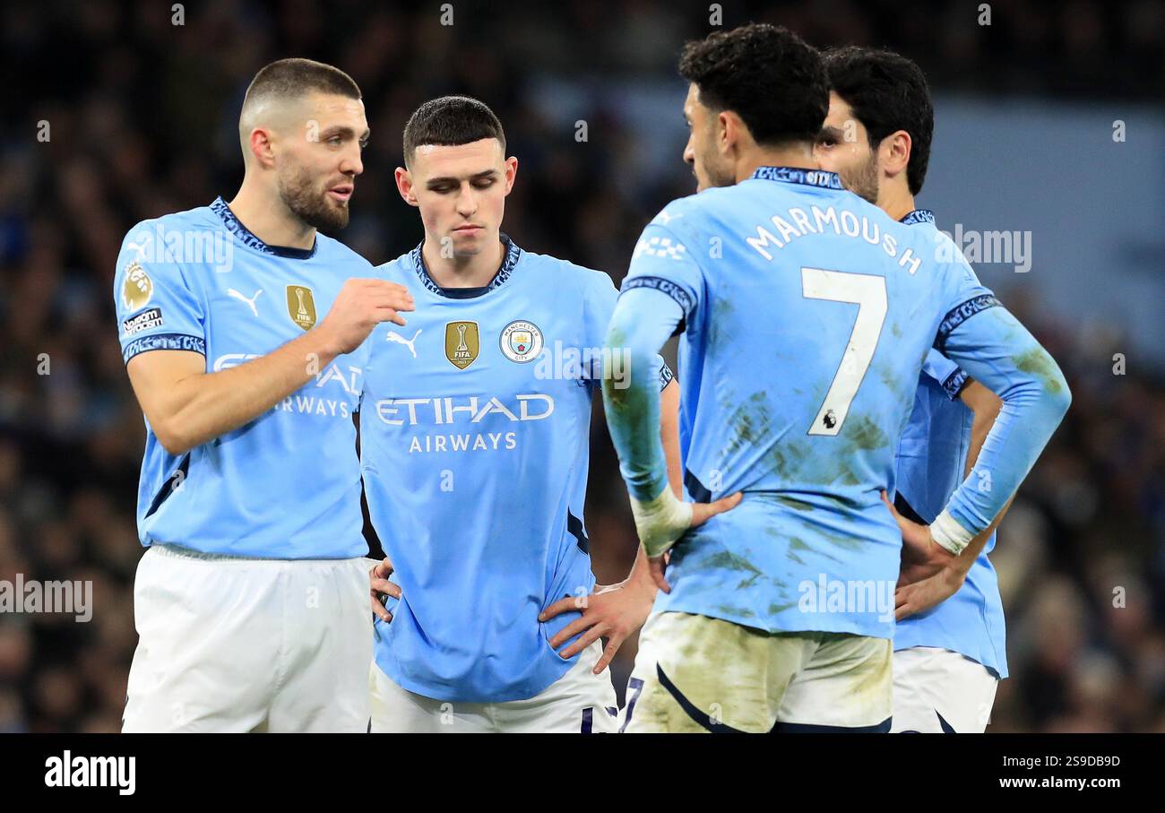 25th January 2025; Etihad Stadium, Manchester, England; Premier League ...