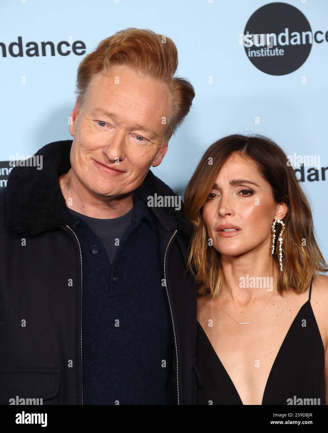 Conan O'Brien and Rose Byrne arriving to the “If I Had Legs I'd Kick ...