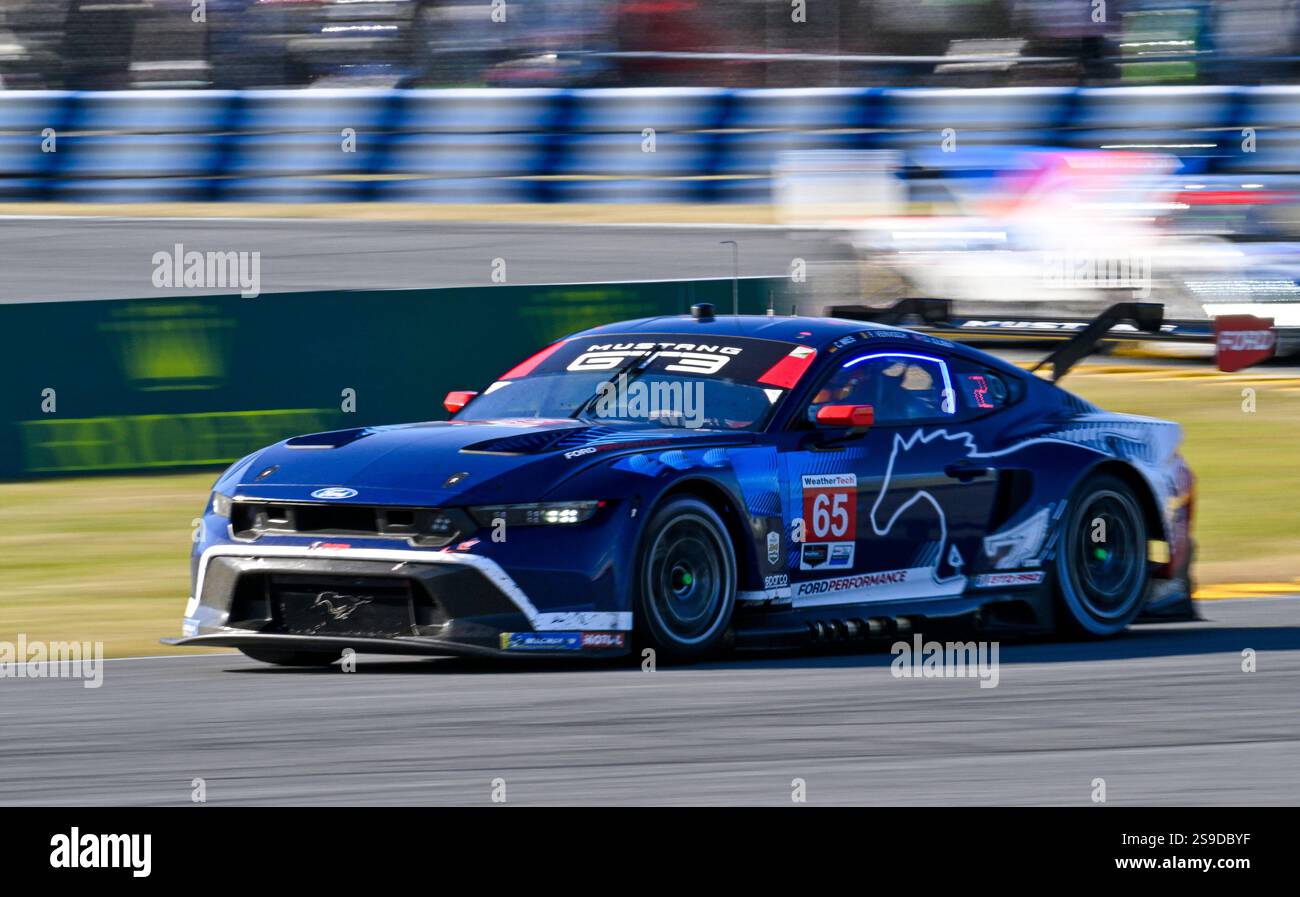 25 January 2025, USA, Daytona Beach: Motorsport: Rolex 24 Daytona ...