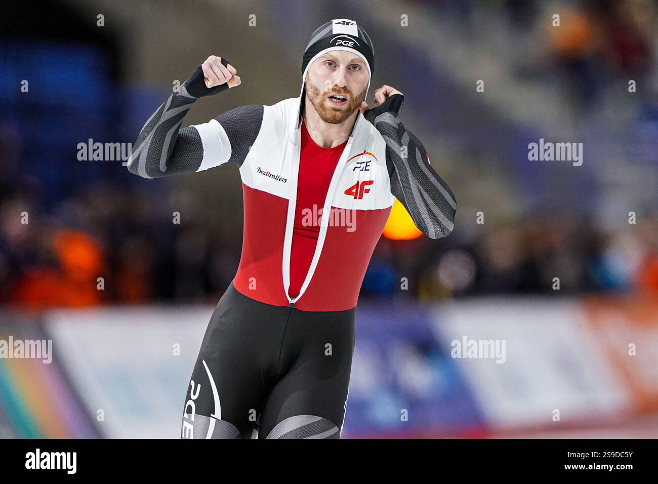 CALGARY, CANADA - JANUARY 25: Damian Zurek of Poland competing during ...