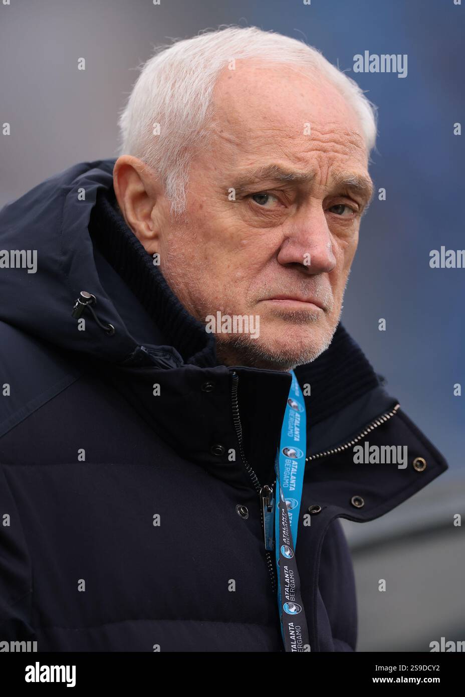 Como, Italy, 25th January 2025. Antonio Percassi Atalanta BC President ...