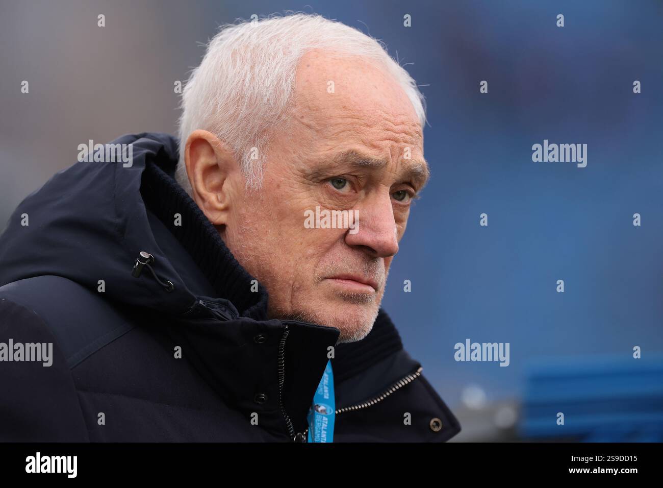 Como, Italy, 25th January 2025. Antonio Percassi Atalanta BC President ...