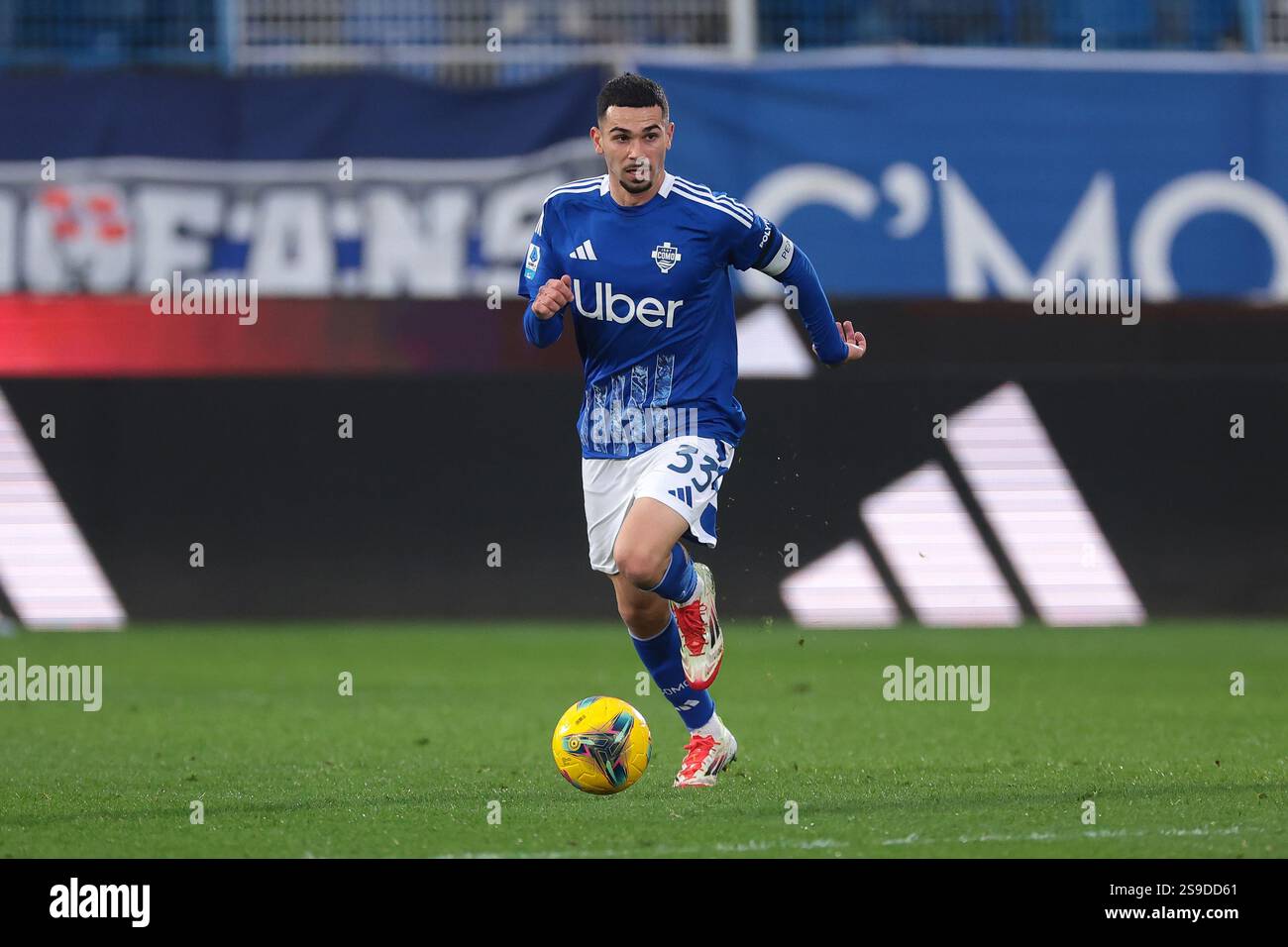 Como, Italy, 25th January 2025. Lucas Da Cunha of Como 1907 during the ...