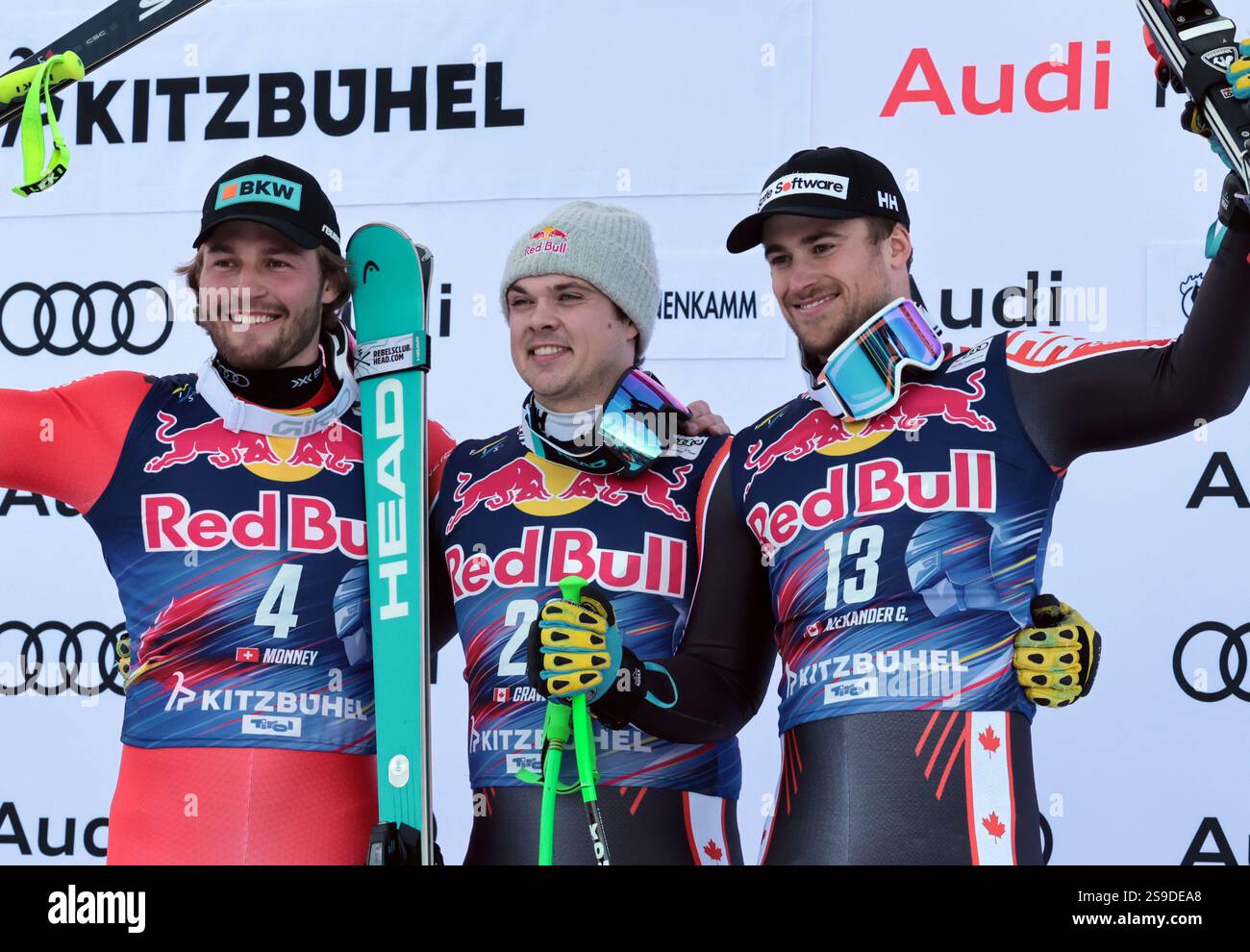 25th January 2025; Kitzbuhel, Tyrol, Austria; FIS Alpine Ski World Cup mens Downhill; Alexis ...