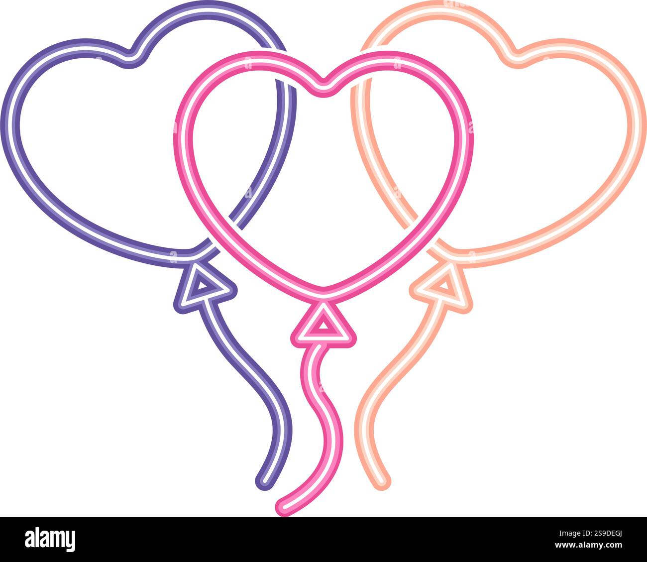 Helium neon balloon illuminated hi-res stock photography and images - Alamy