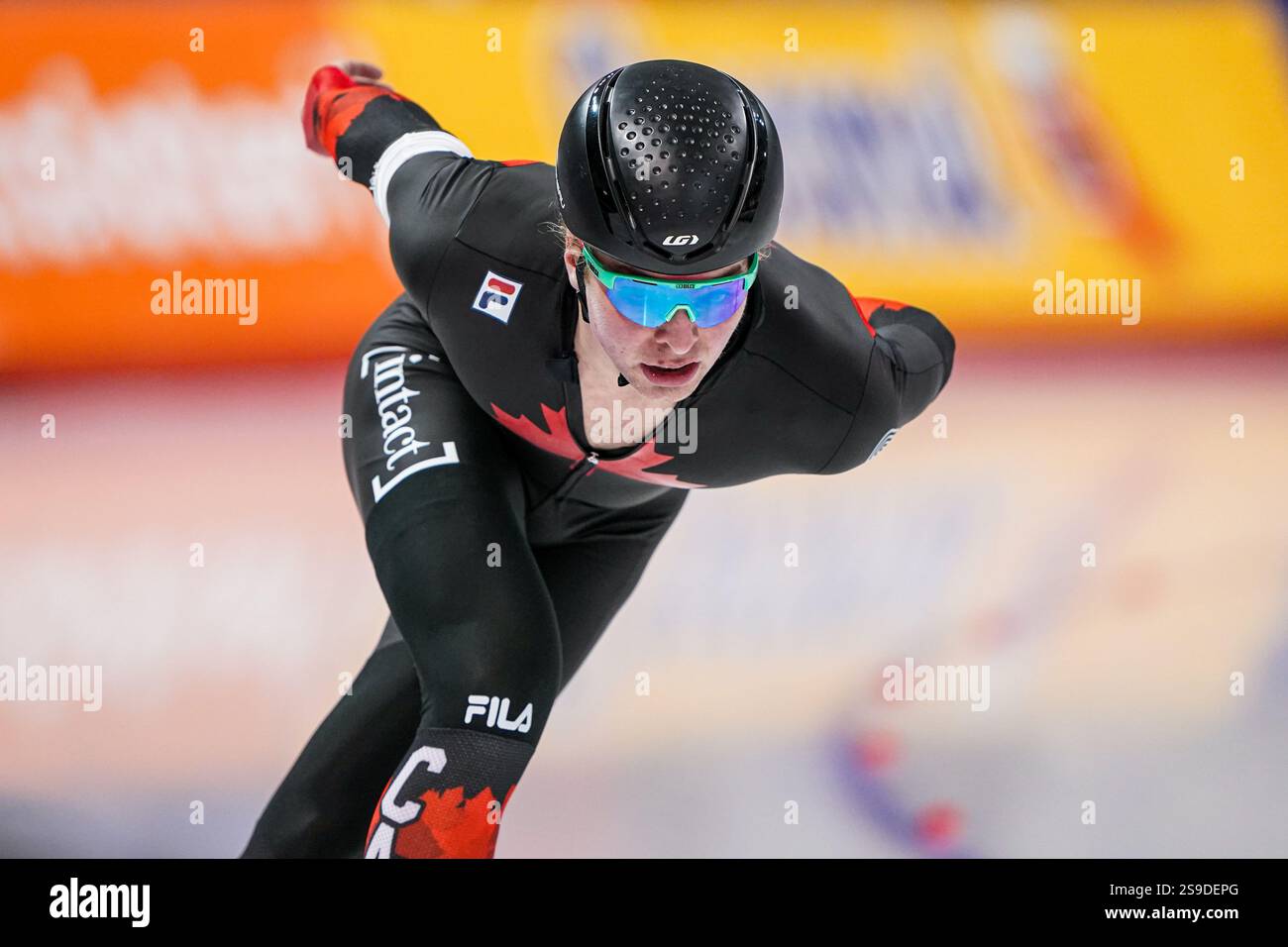 CALGARY, CANADA - JANUARY 25: Aime Perreault of Canada competing during ...