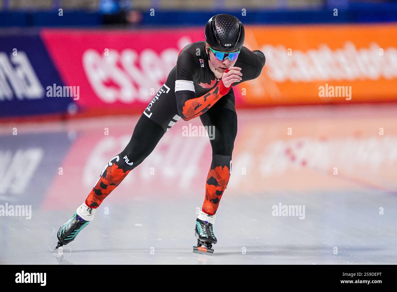 CALGARY, CANADA - JANUARY 25: Aime Perreault of Canada competing during ...