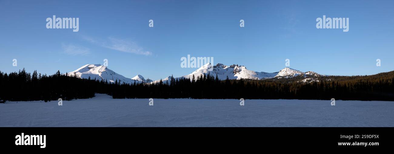 OR02691-00......OREGON - South Sister, Middle Sister and Broken Top ...