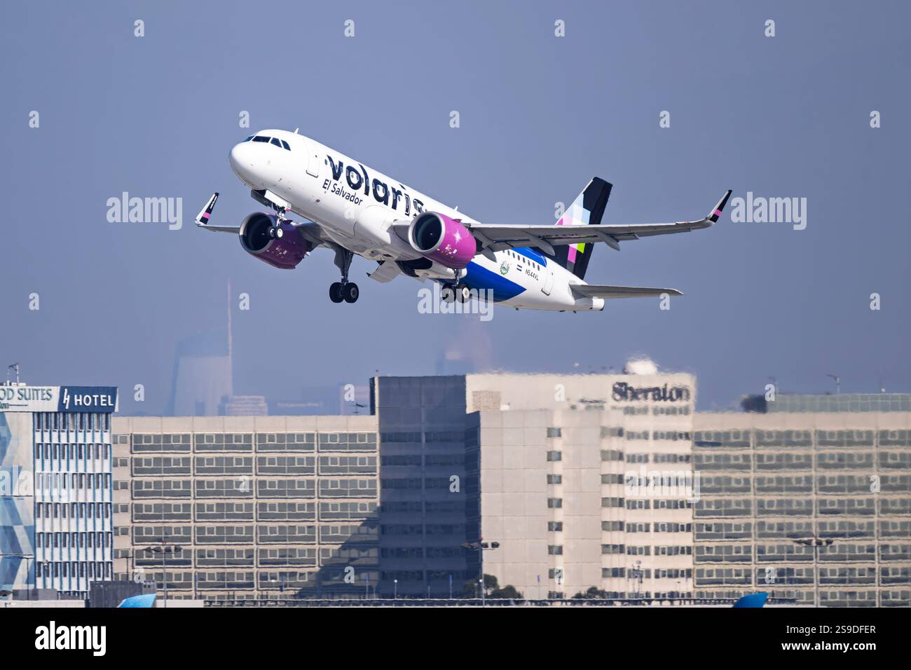 Los Angeles Intl. Airport 1-18-2025 Inglewood, CA USA Volaris El ...
