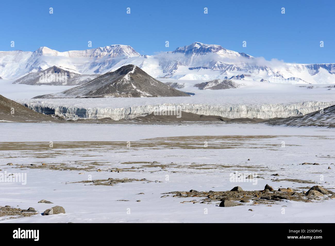 Mount Lister, Royal Society Range, from near Lake Colleen, Trans ...