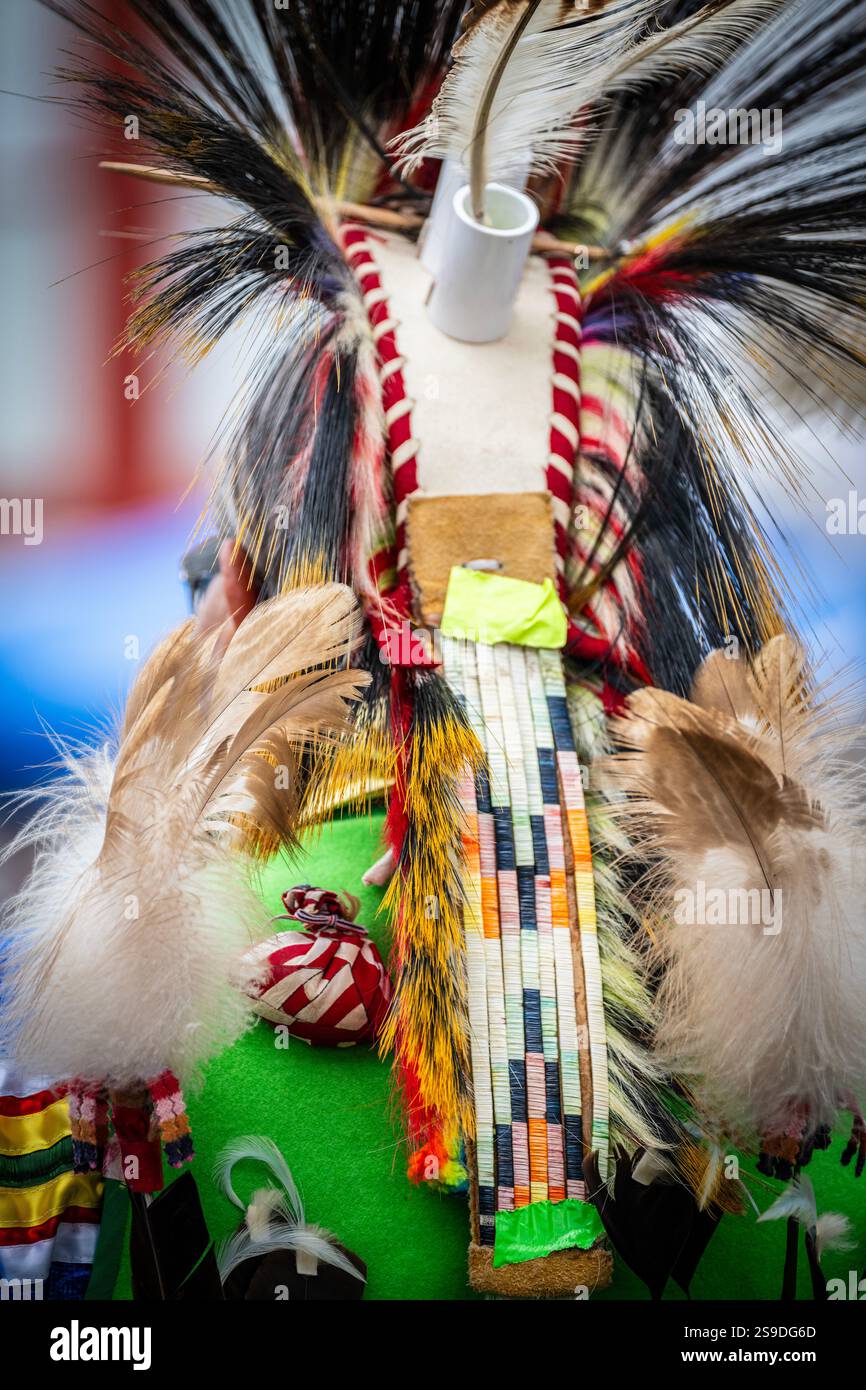 Male Indigenous Dancer at the Mission San Luis Rey Pow Wow Stock Photo - Alamy