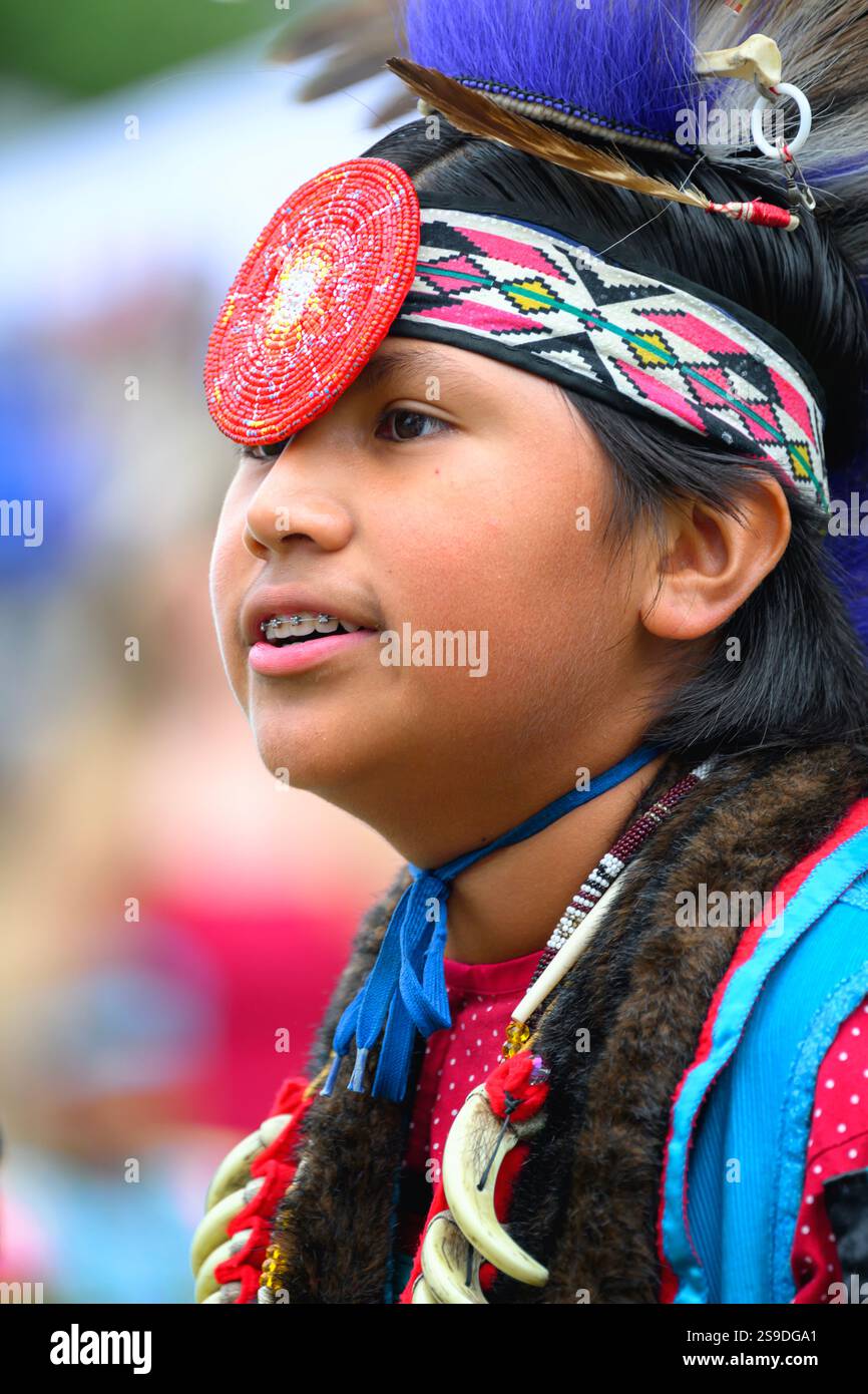 Female Indigenous Dancer at the Mission San Luis Ray Stock Photo - Alamy