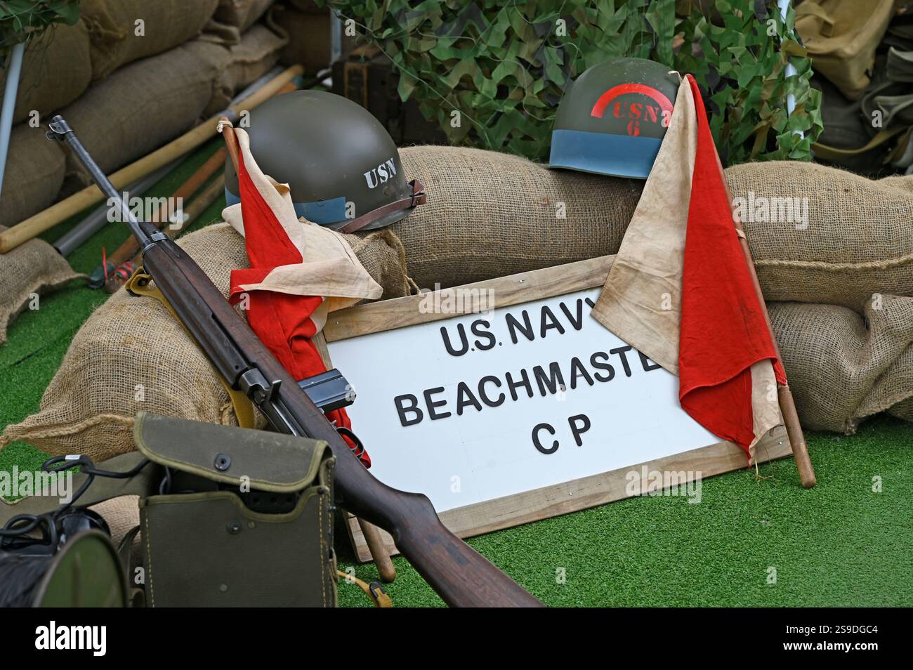80th Anniversary of D-Day Celebrations. Display at Victoria Circus ...