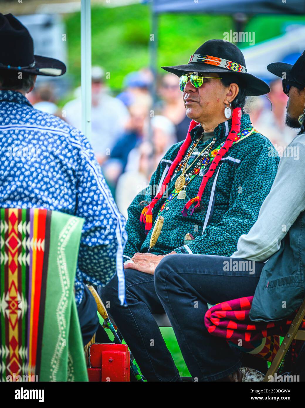 Native Dancer at the Mission San Luis Rey Pow Wow Stock Photo - Alamy