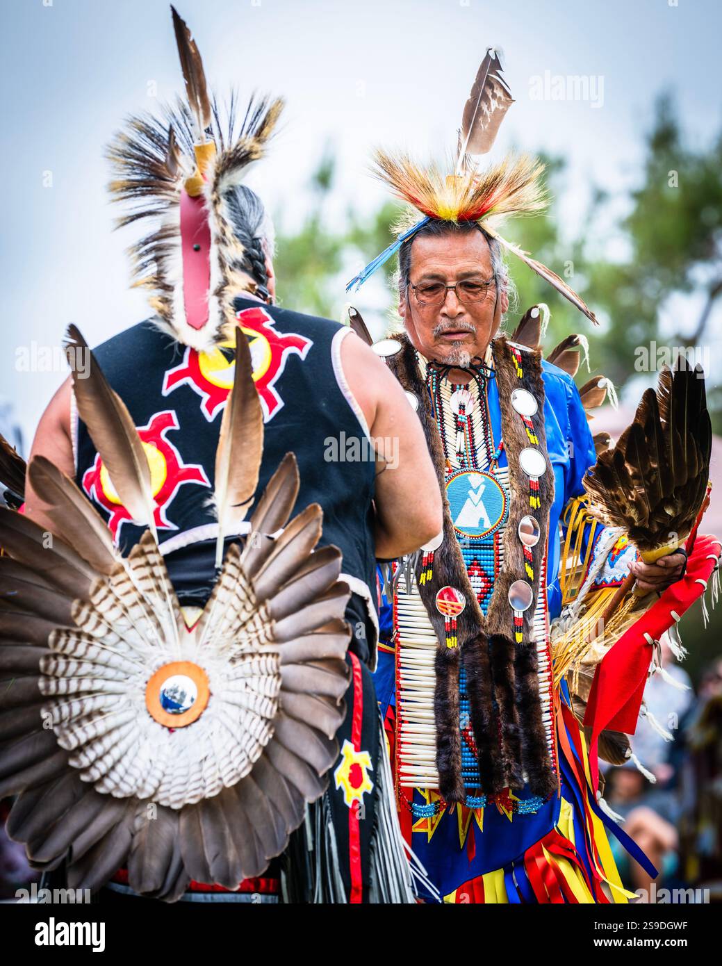 Male Indigenous Dancer at the Mission San Luis Rey Pow Wow Stock Photo - Alamy