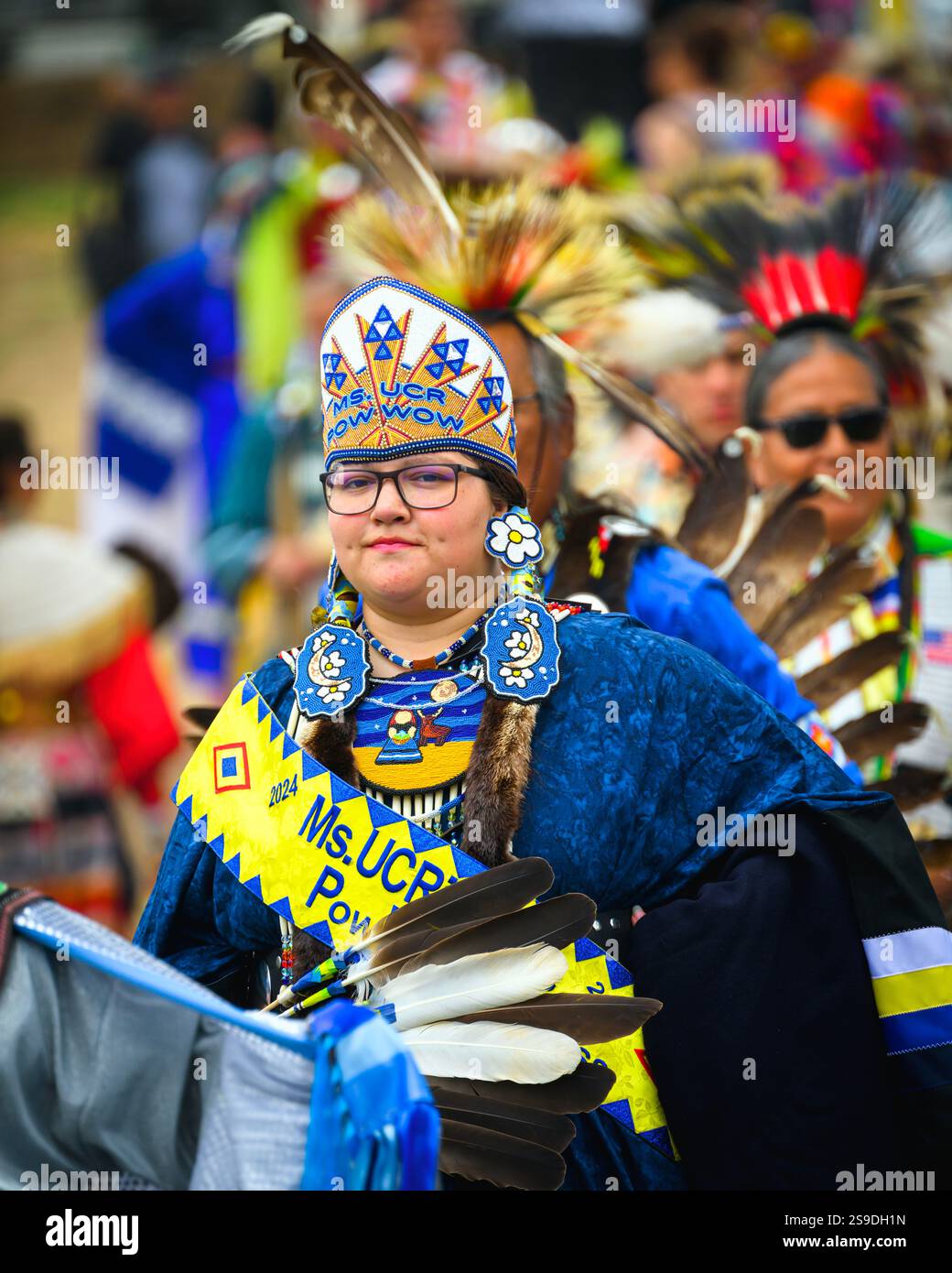 Female Indigenous Dancer at the Mission San Luis Ray Stock Photo - Alamy