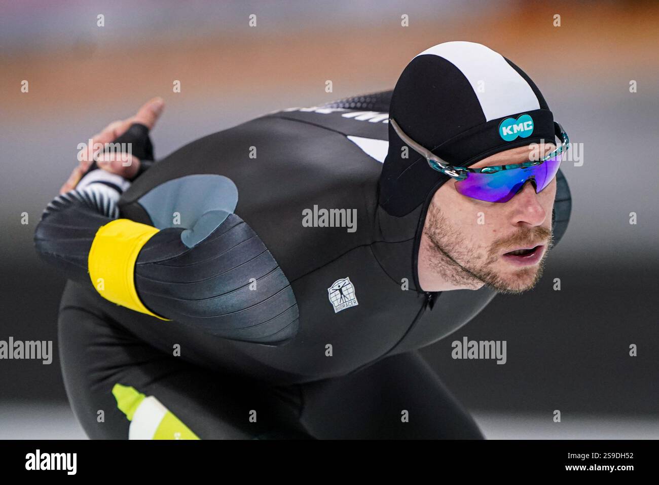 CALGARY, CANADA - JANUARY 25: Peter Michael of New Zealand competing ...