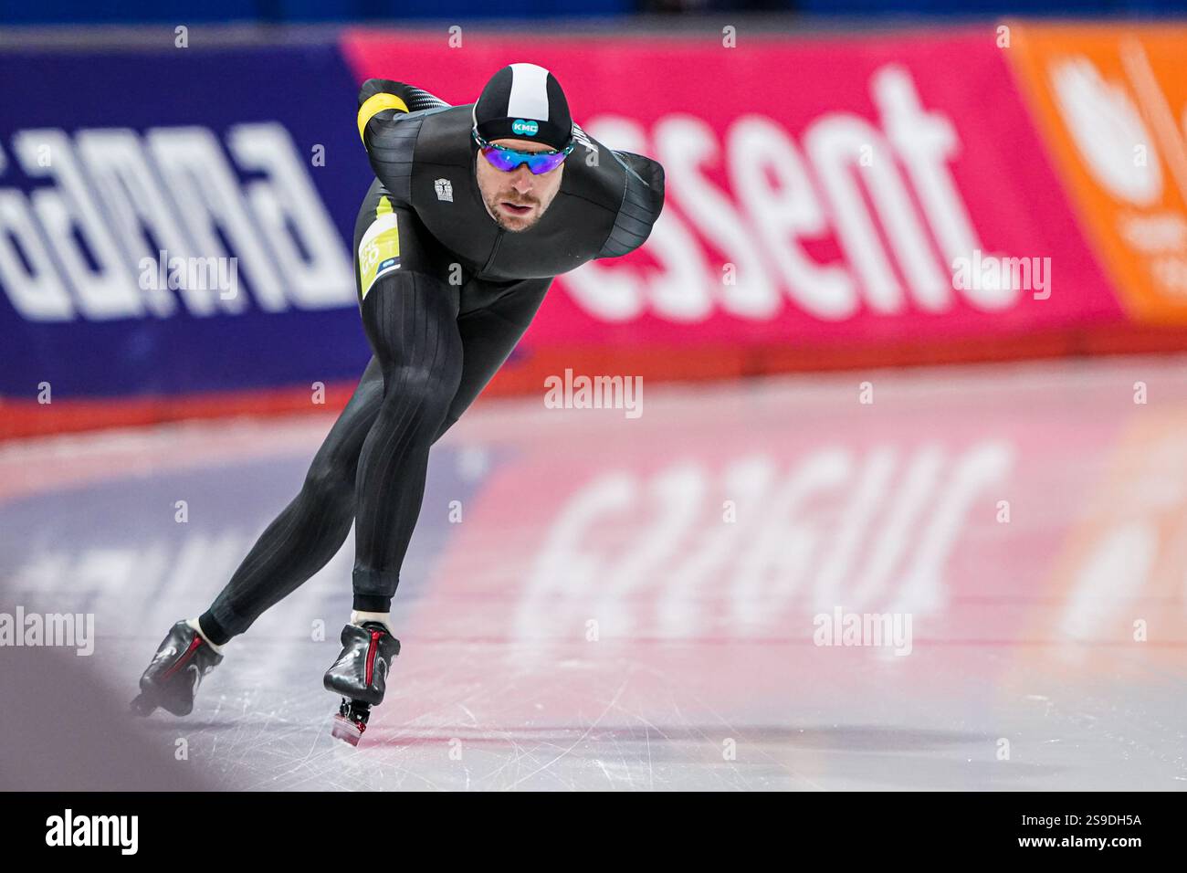 CALGARY, CANADA - JANUARY 25: Peter Michael of New Zealand competing ...
