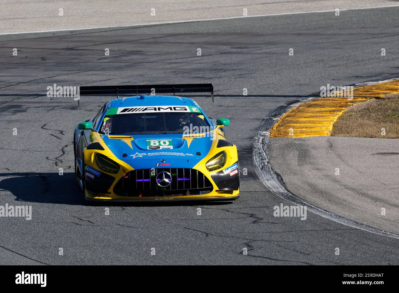 DAYTONA BEACH, FL - JANUARY 25: The #80 Lone Star Racing Mercedes-AMG ...