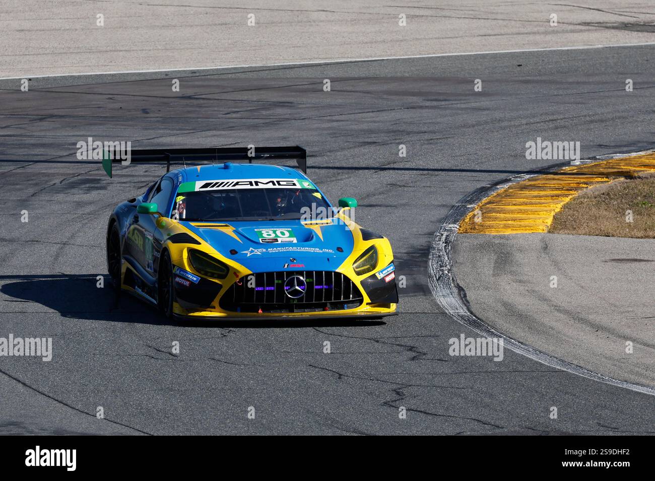 DAYTONA BEACH, FL - JANUARY 25: The #80 Lone Star Racing Mercedes-AMG ...