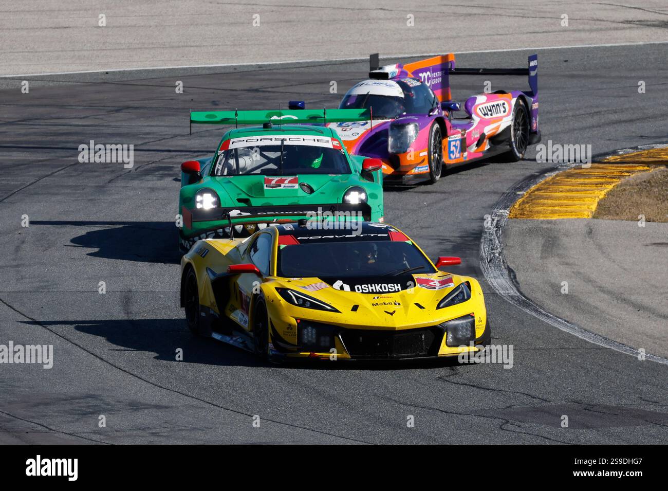 DAYTONA BEACH, FL - JANUARY 25: The #4 Corvette Racing by Pratt Miller ...