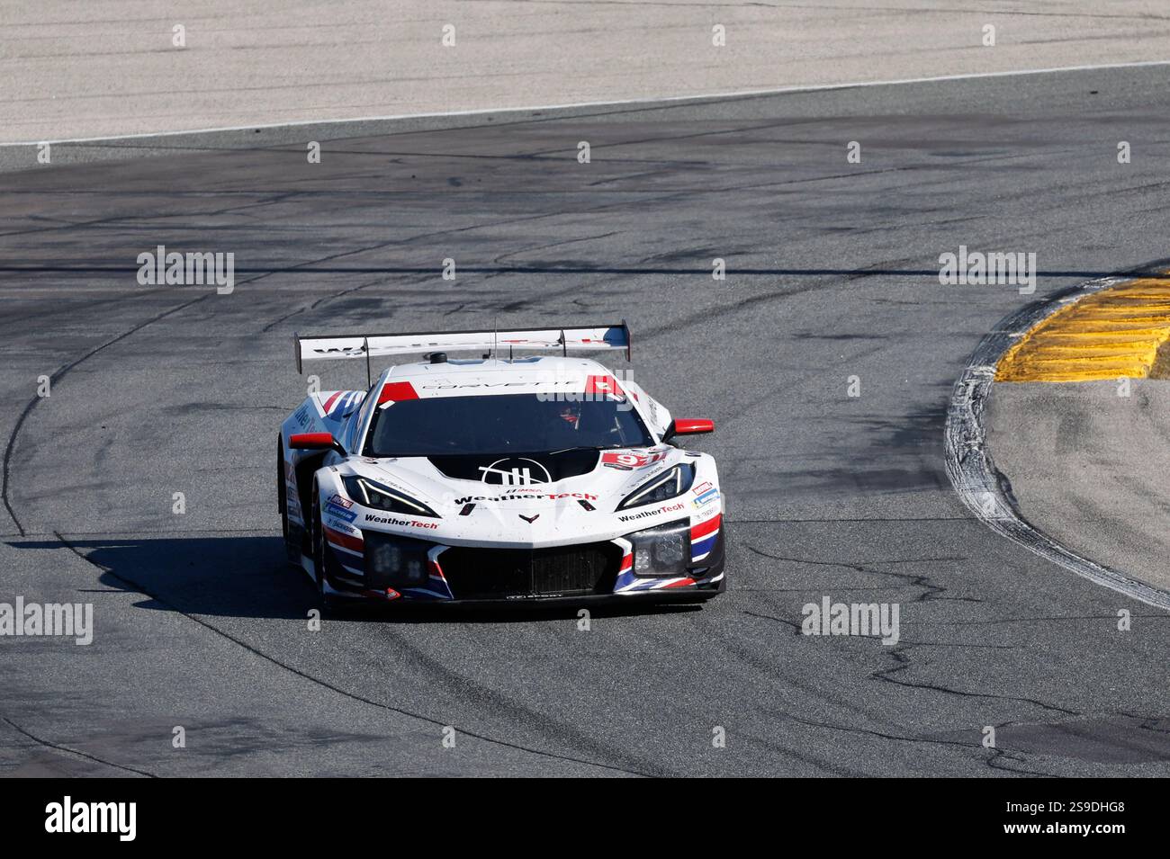 DAYTONA BEACH, FL - JANUARY 25: The #91 Trackhouse by TF Sport Corvette ...