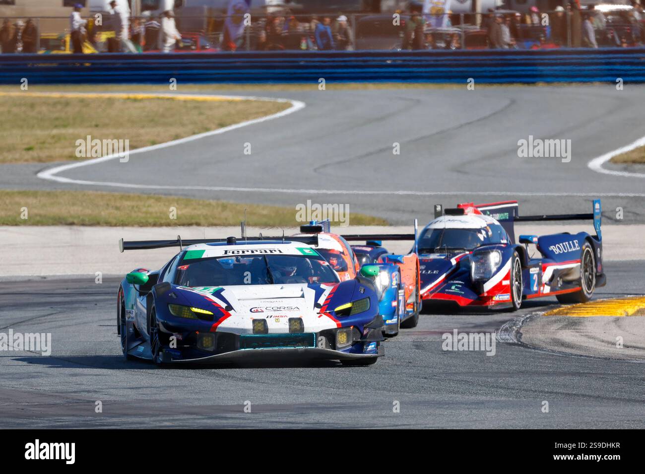 DAYTONA BEACH, FL - JANUARY 25: The #34 Conquest Racing Ferrari 296 GT3 ...