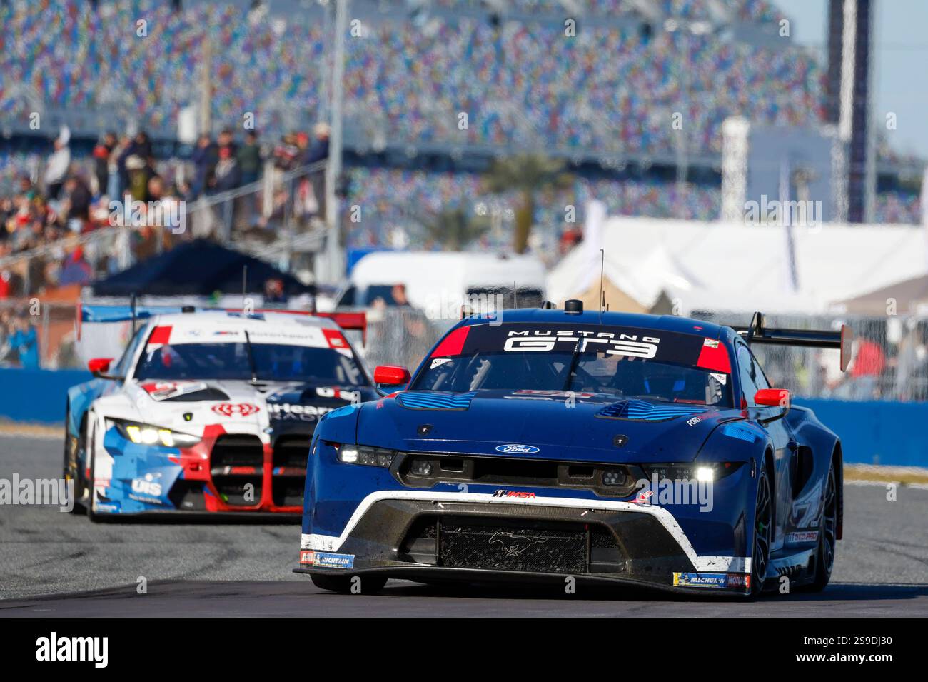 DAYTONA BEACH, FL - JANUARY 25: The #65 Ford Multimatic Motorsports ...