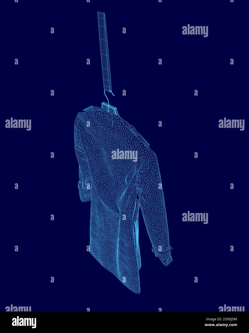 Man in beautiful blue jacket Stock Vector Images - Alamy