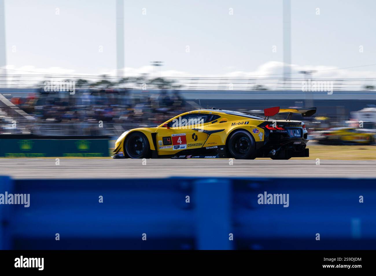 DAYTONA BEACH, FL - JANUARY 25: The #4 Corvette Racing by Pratt Miller ...