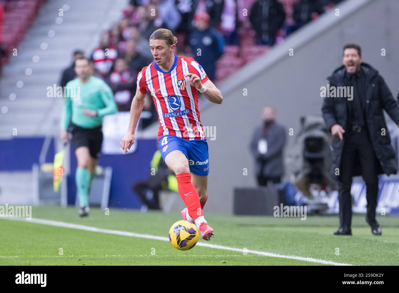 MADRID,SPAIN - 25 January: Conor Gallagher of Atletico de Madrid ...