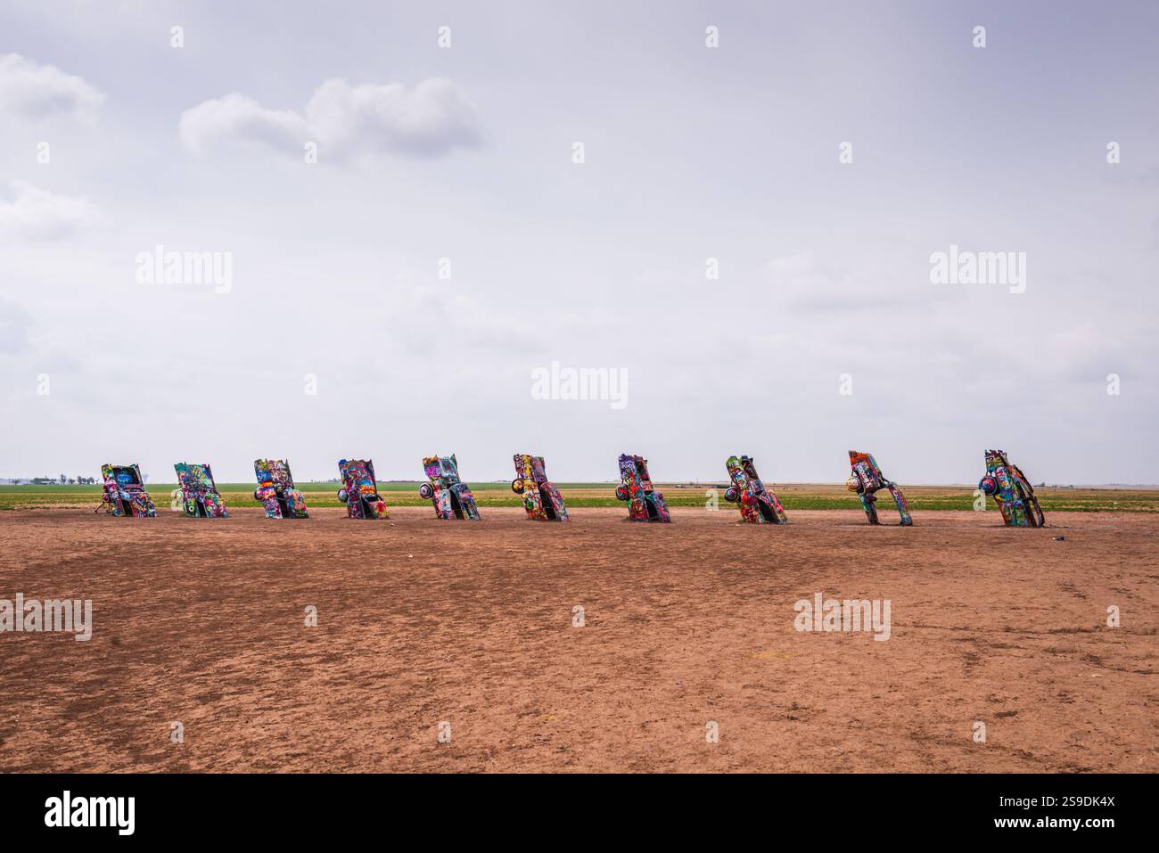 Amarillo, TX USA - May 2, 2018: Located along US Route 66 Texas ...
