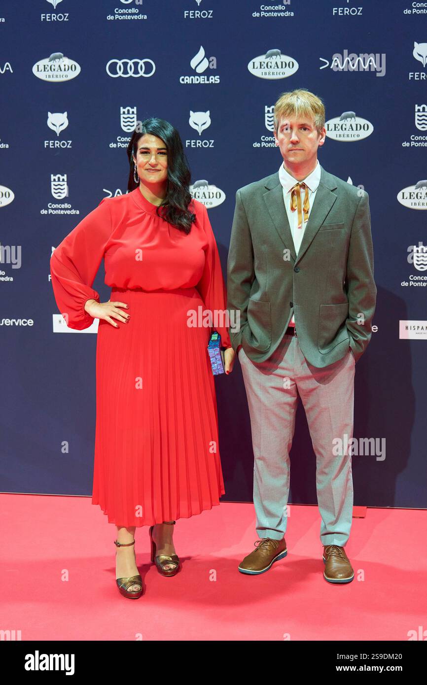 Enrique Buleo, Alejandra Mora attends 'Feroz Awards' 2025 Red Carpet at ...