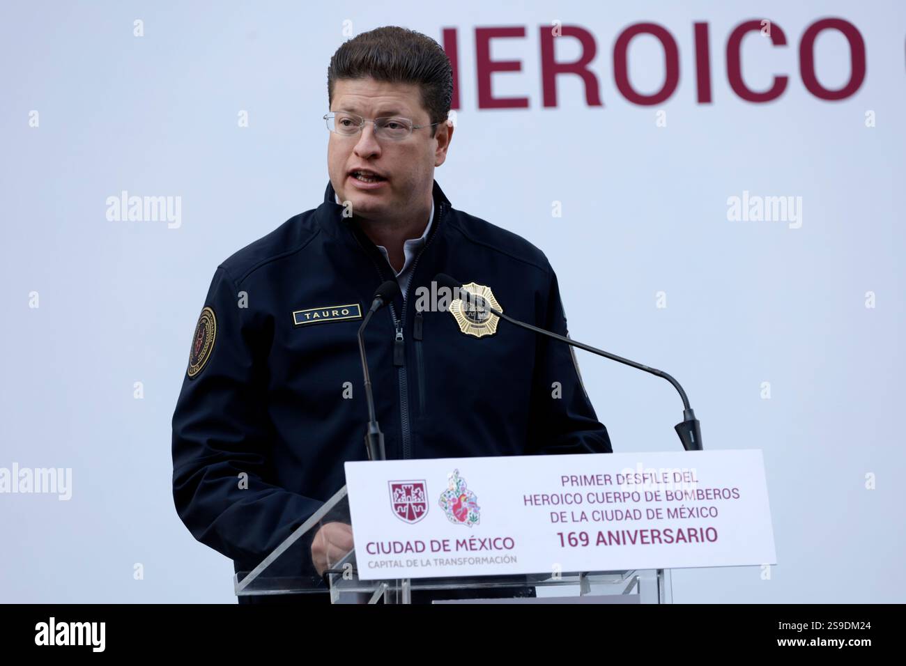 Secretary of Citizen Security of Mexico City, Pablo Vazquez Camacho ...