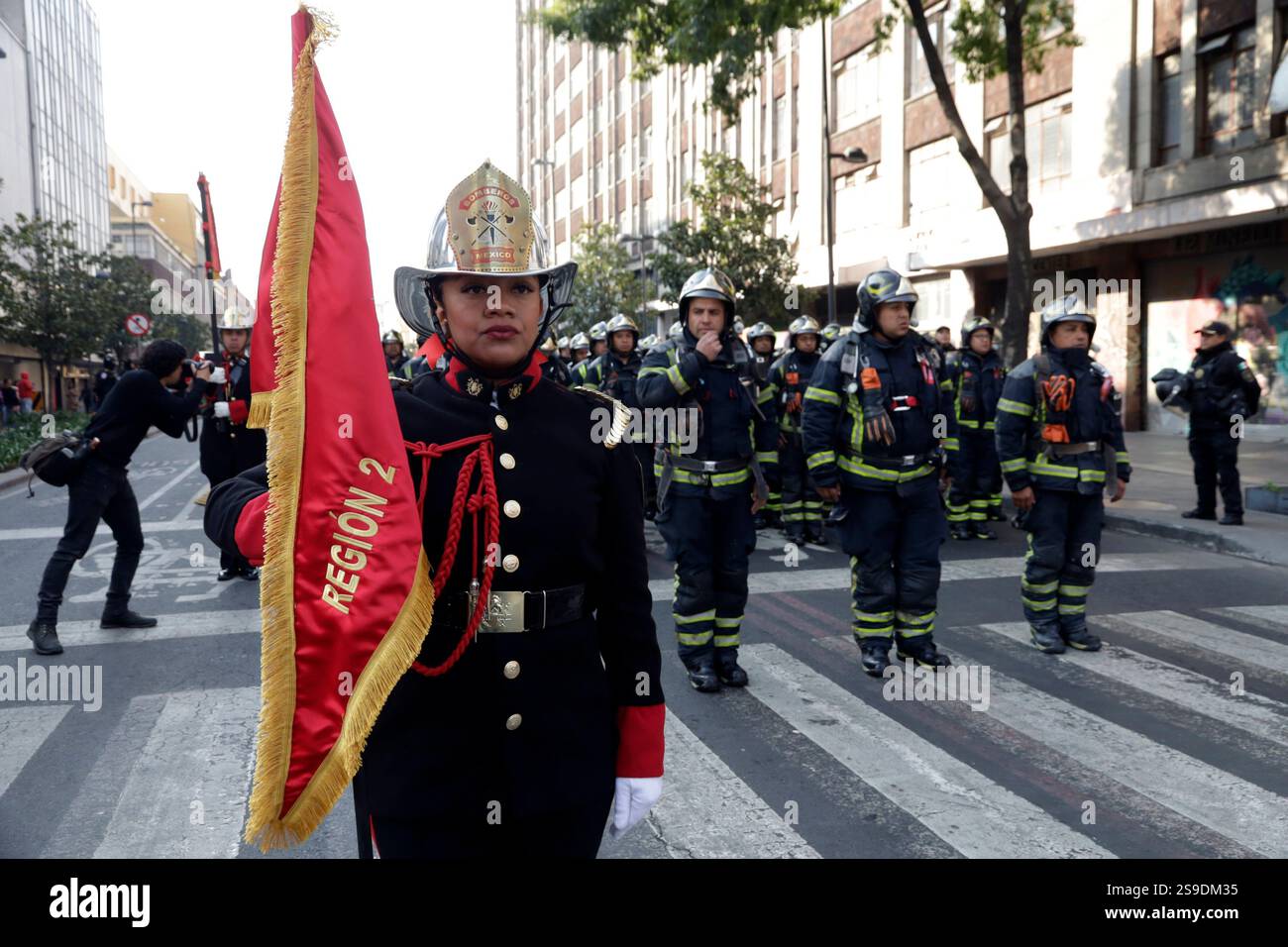 Members Fire Department taking part during the first Heroic Fire ...