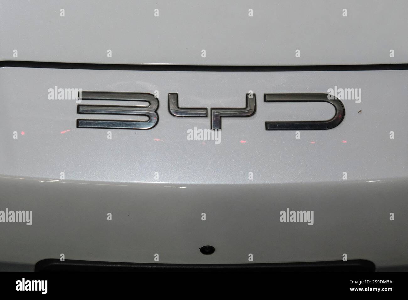 BYD Auto logo seen on a car Stock Photo - Alamy
