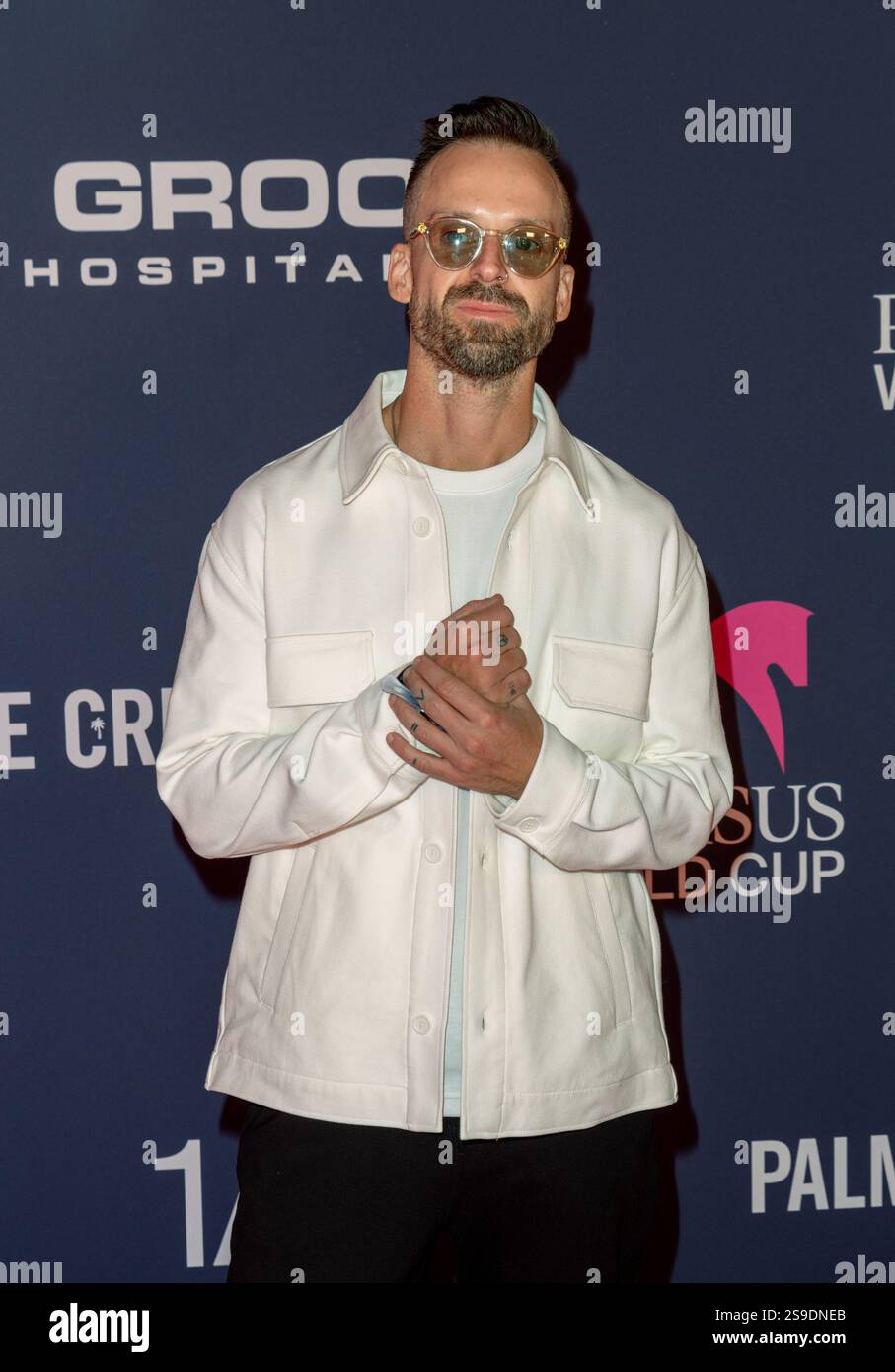 HALLANDALE, FLORIDA - JANUARY 25: Jon George attends Pegasus World Cup ...