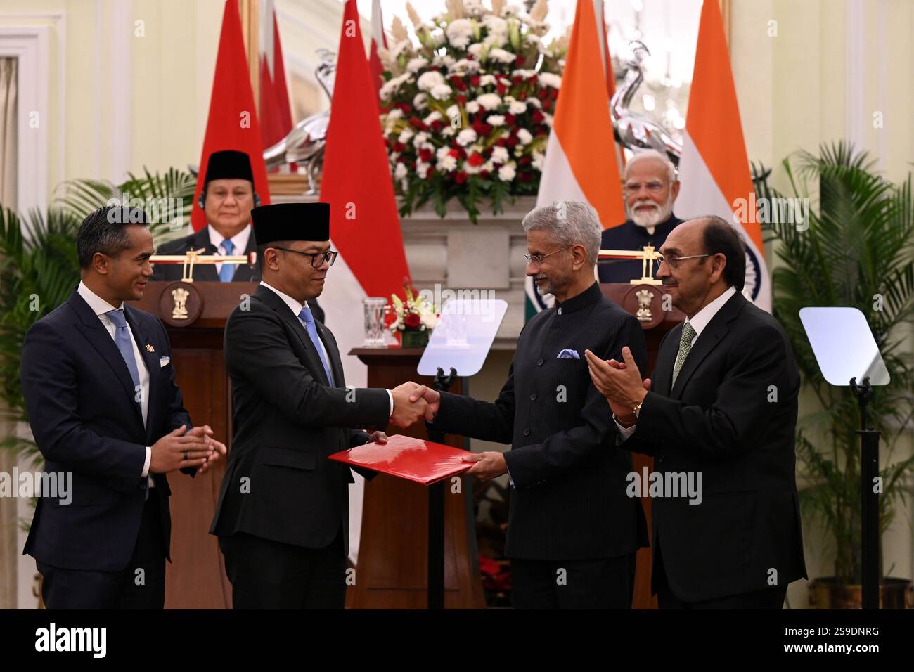 NEW DELHI, INDIA - JANUARY 25: Union External Affairs Minister S Jaishankar is seen during the ...