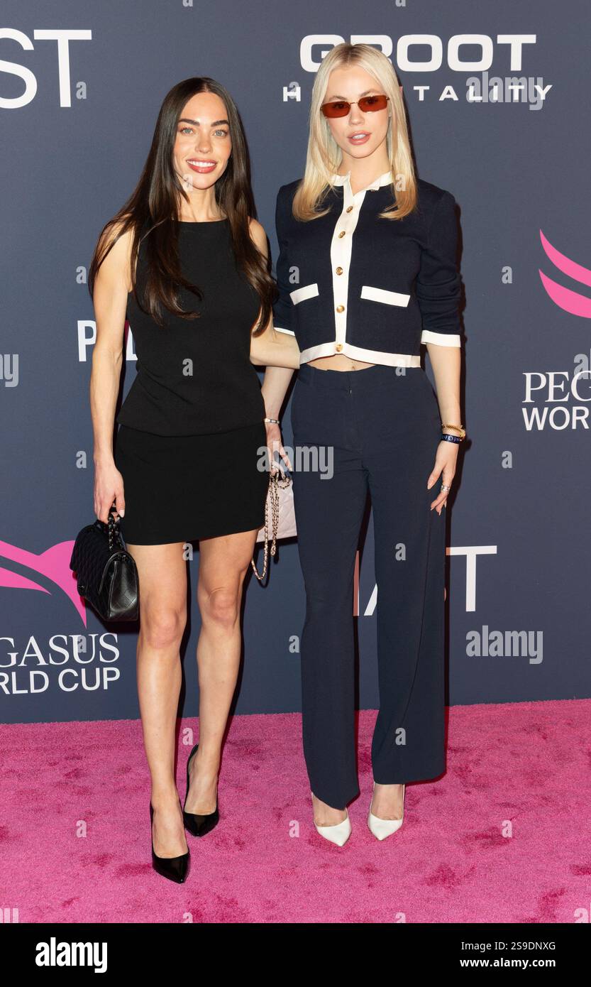 HALLANDALE, FLORIDA - JANUARY 25: Natasha Howe and Katelyn Lordahl ...