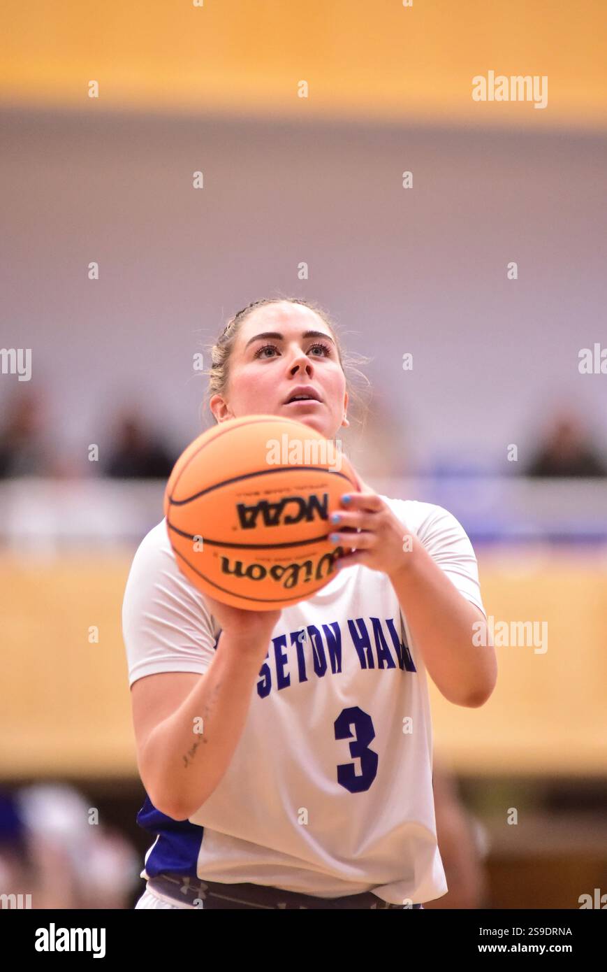 Seton Hall's Faith Masonius (3) during Saturday's Big East matchup in ...