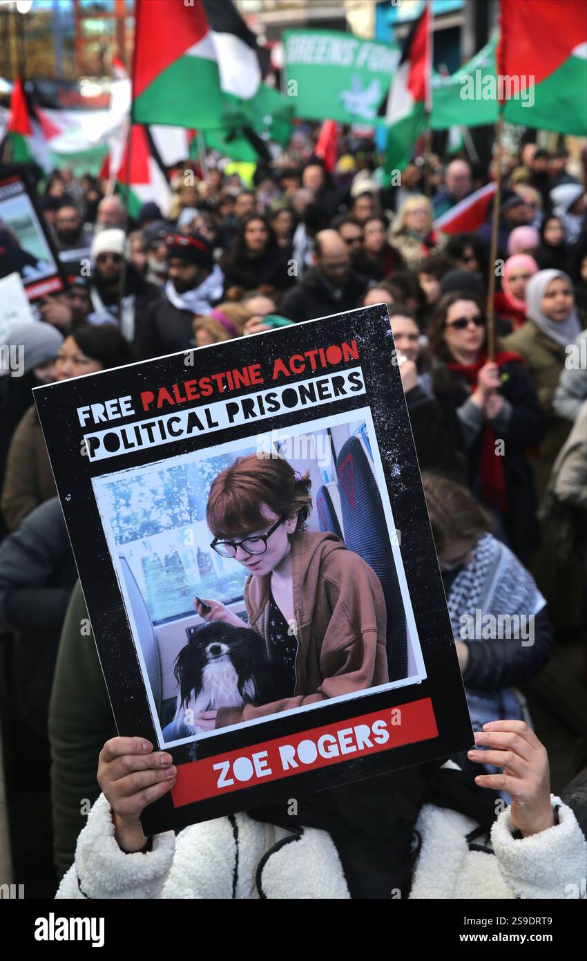 January 25, 2025, Manchester, England, United Kingdom: Supporters on ...
