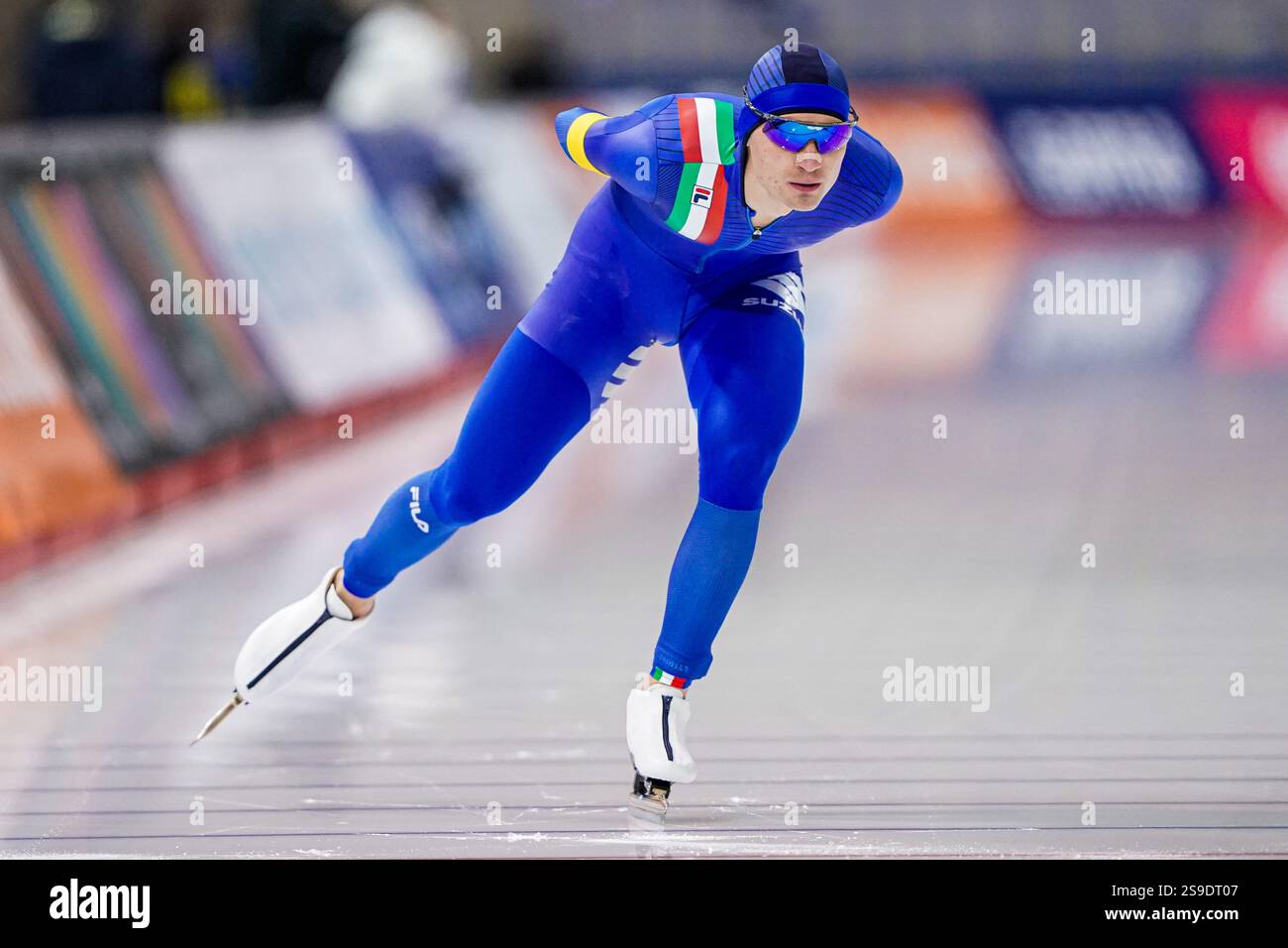 CALGARY, CANADA - JANUARY 25: Riccardo Lorello of Italy competing ...