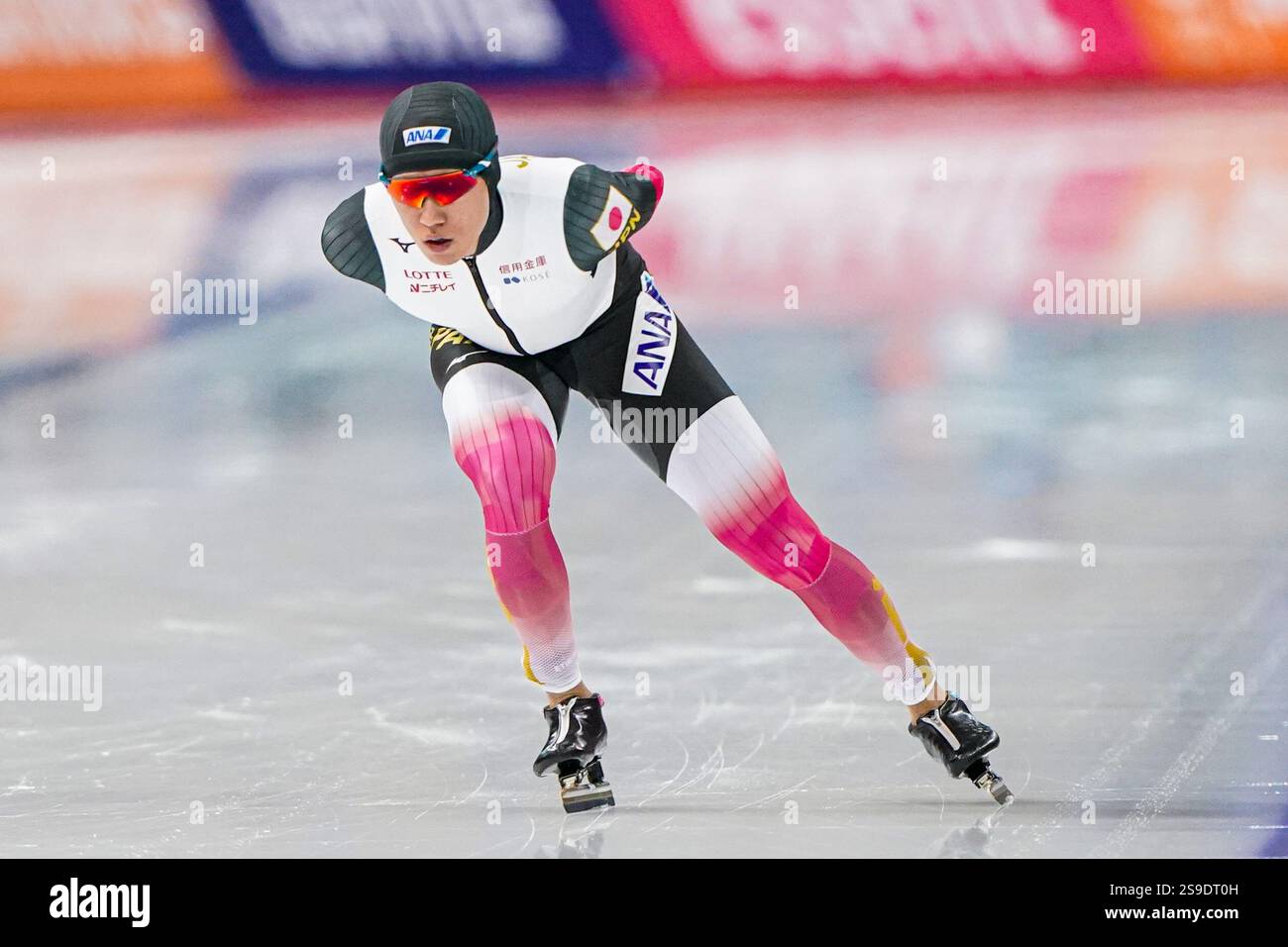CALGARY, CANADA - JANUARY 25: Taiyo Morino of Japan competing during ...