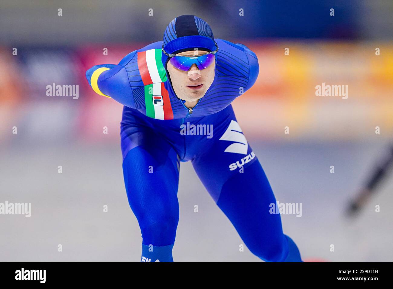 CALGARY, CANADA - JANUARY 25: Riccardo Lorello of Italy competing ...