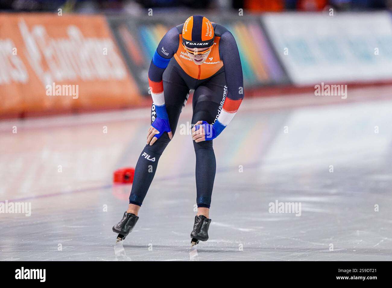 CALGARY, CANADA - JANUARY 25: Marwin Talsma of Netherlands competing ...