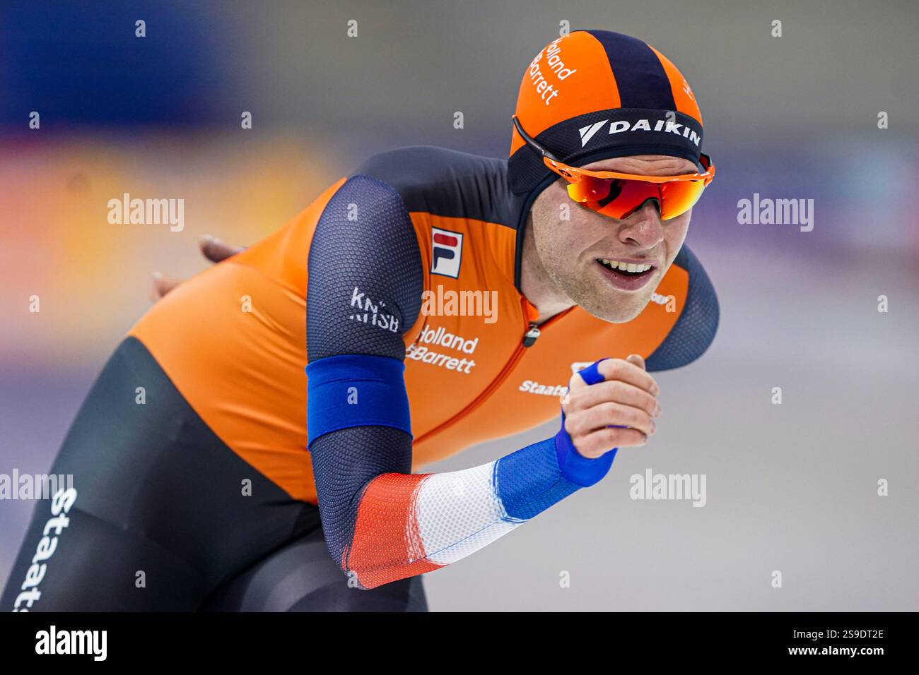 CALGARY, CANADA - JANUARY 25: Marwin Talsma of Netherlands competing ...